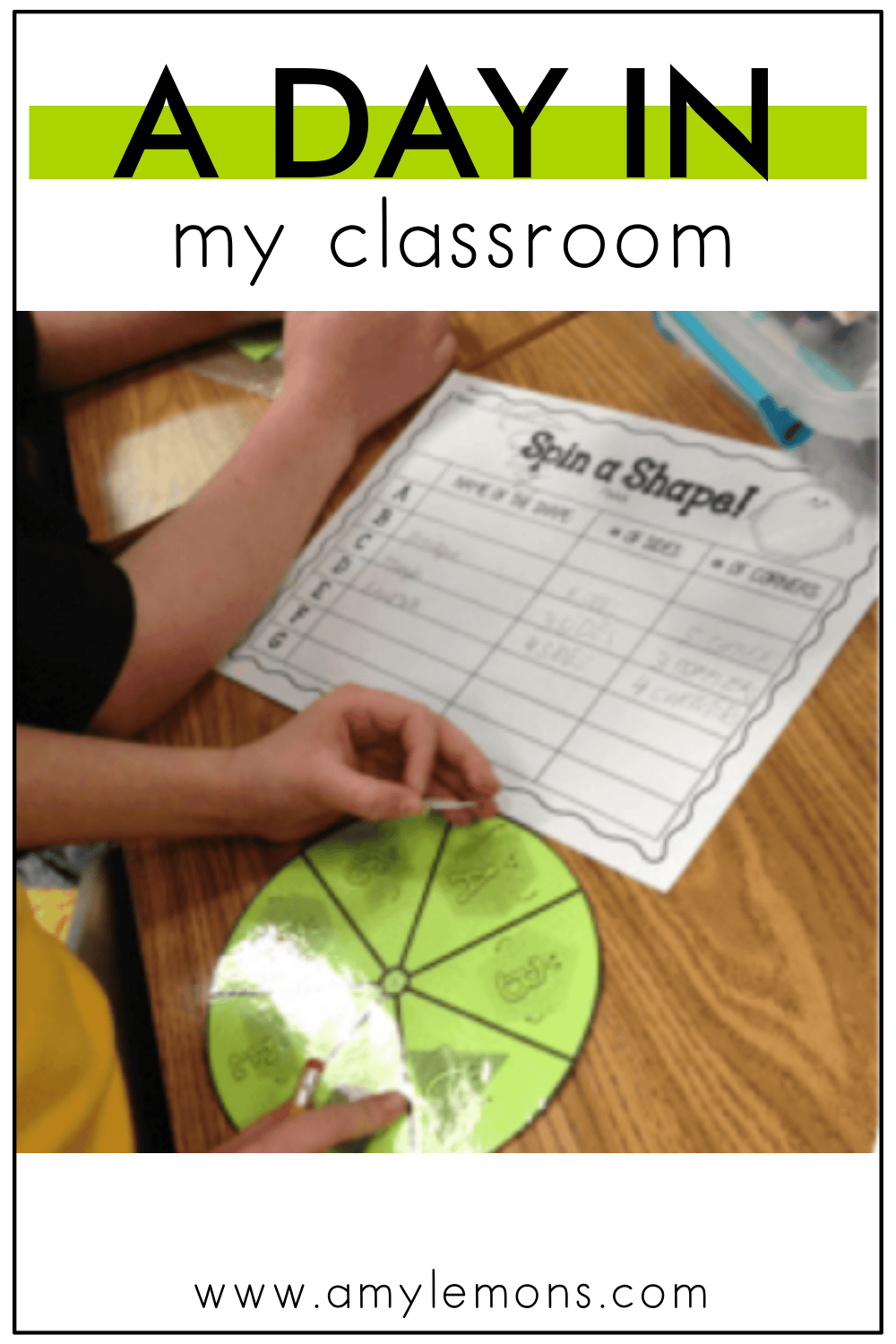 A Day in My Classroom - Amy Lemons