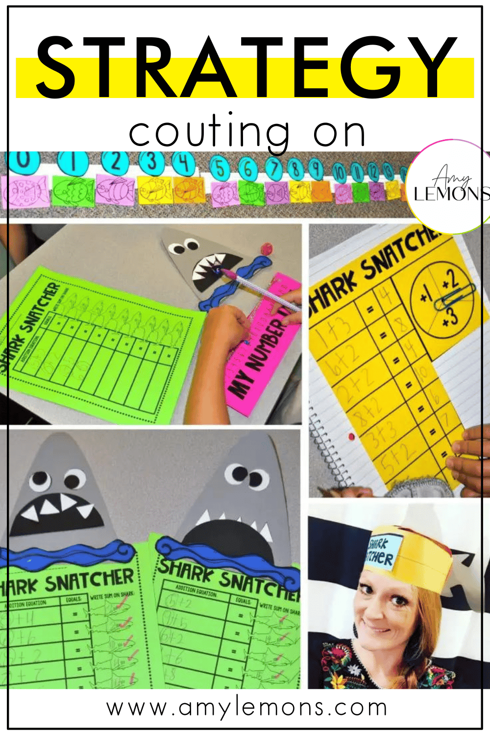 Shark Snatchers! {With a Number Line FREEBIE} - Amy Lemons