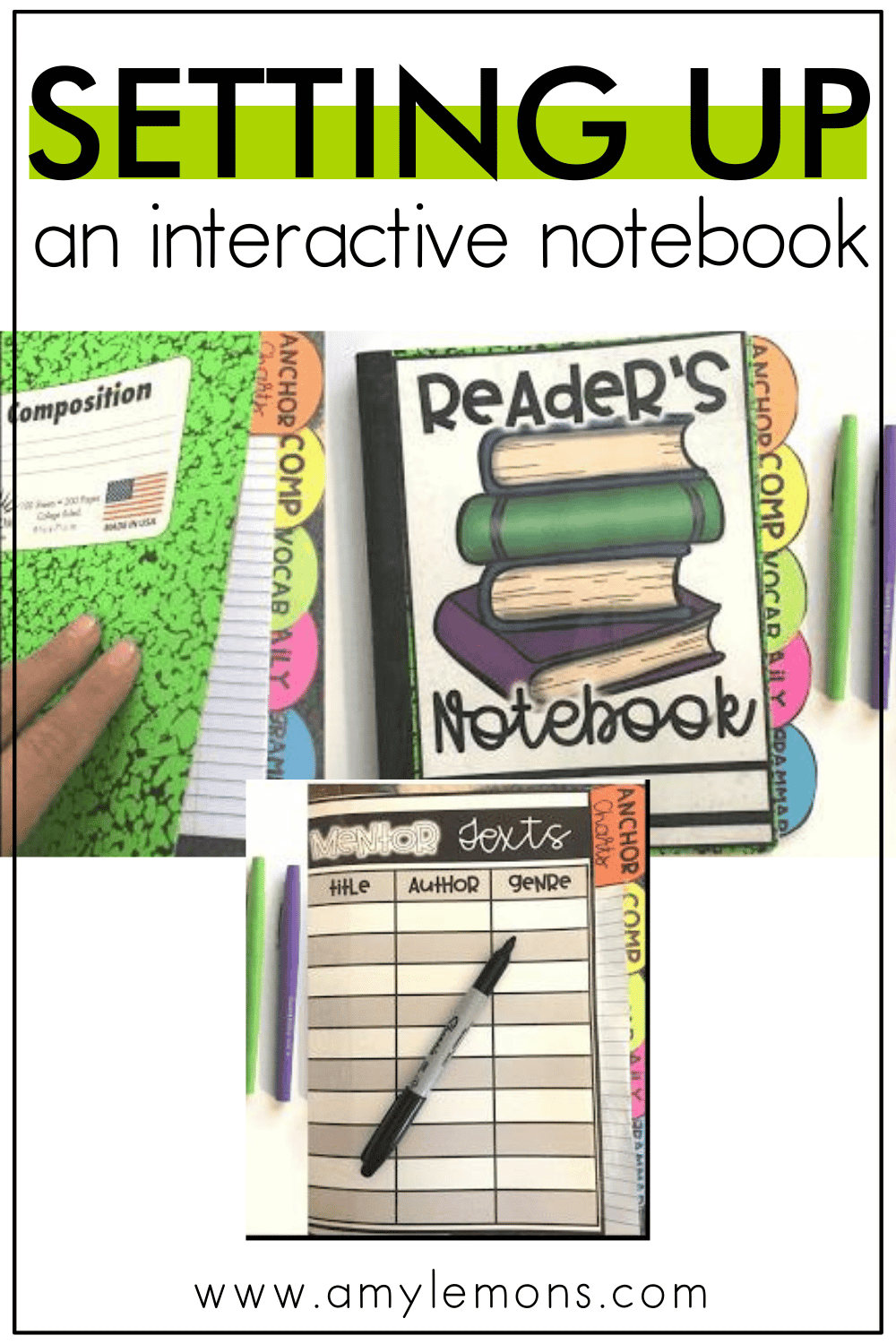 Interactive Notebook Journal FREEBIE - Amy Lemons