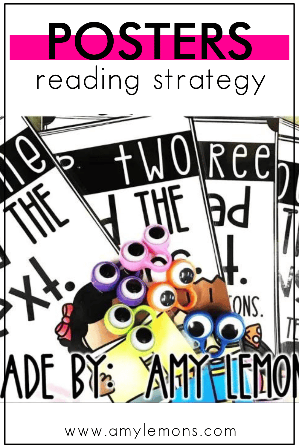 FREEBIE: Reading Strategy Posters - Amy Lemons