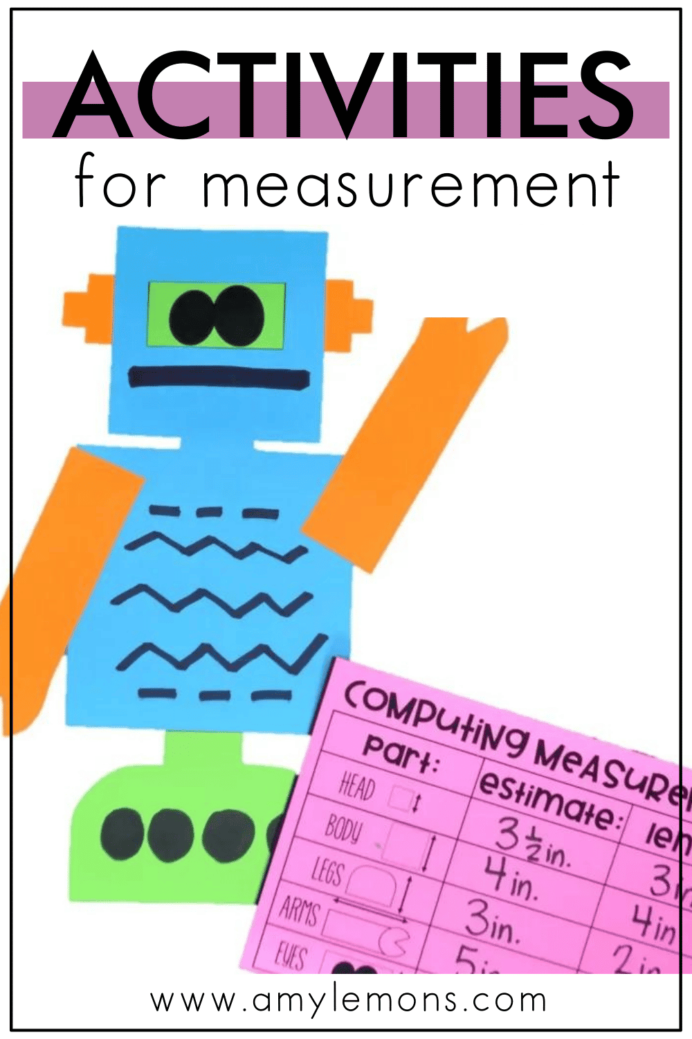 Measurement Activities {And a NEW Freebie!} - Amy Lemons