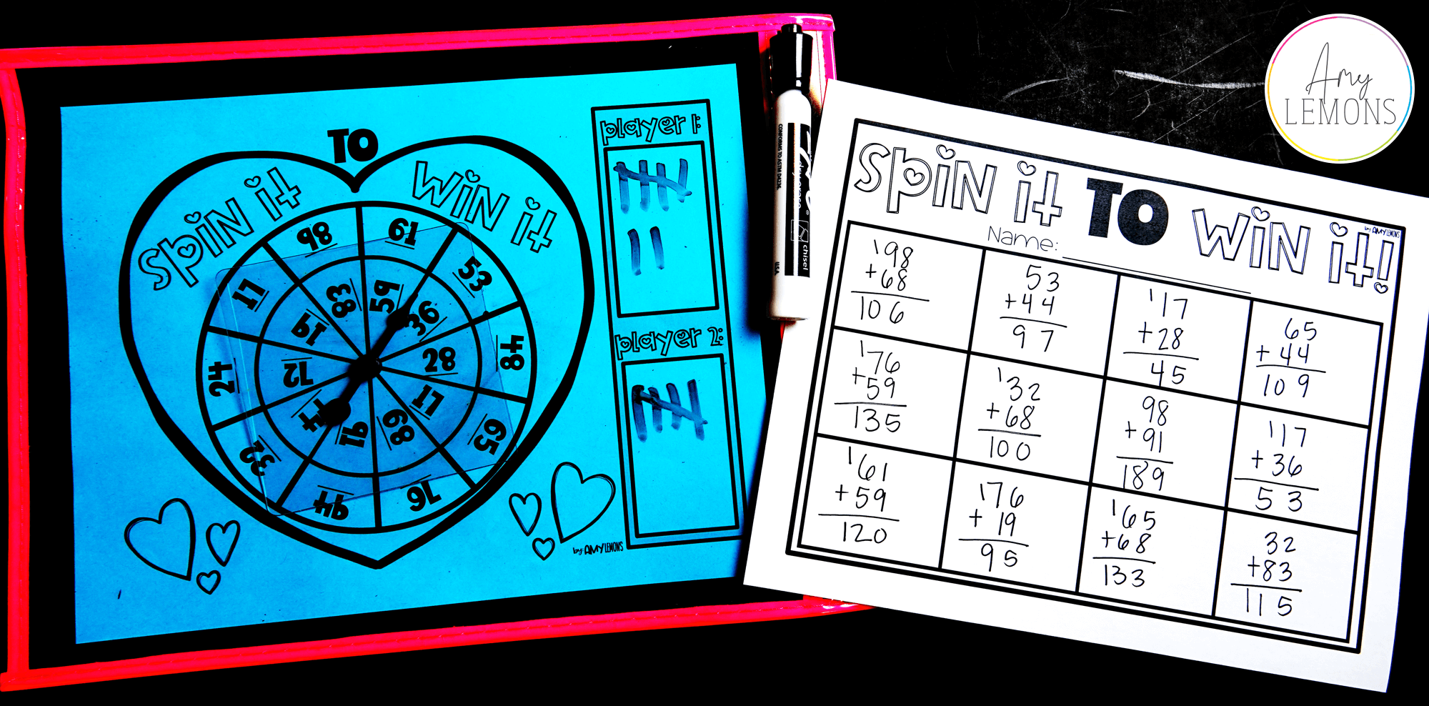 Valentine's Day Math Activities With a FREEBIE - Amy Lemons