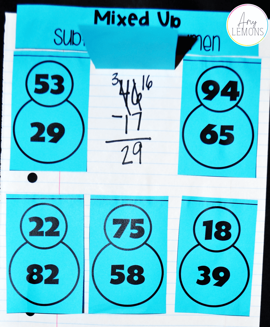 Subtraction With Regrouping - Amy Lemons