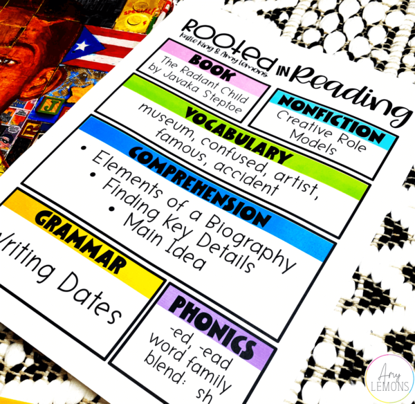 1st Grade Reading Outlines - Amy Lemons
