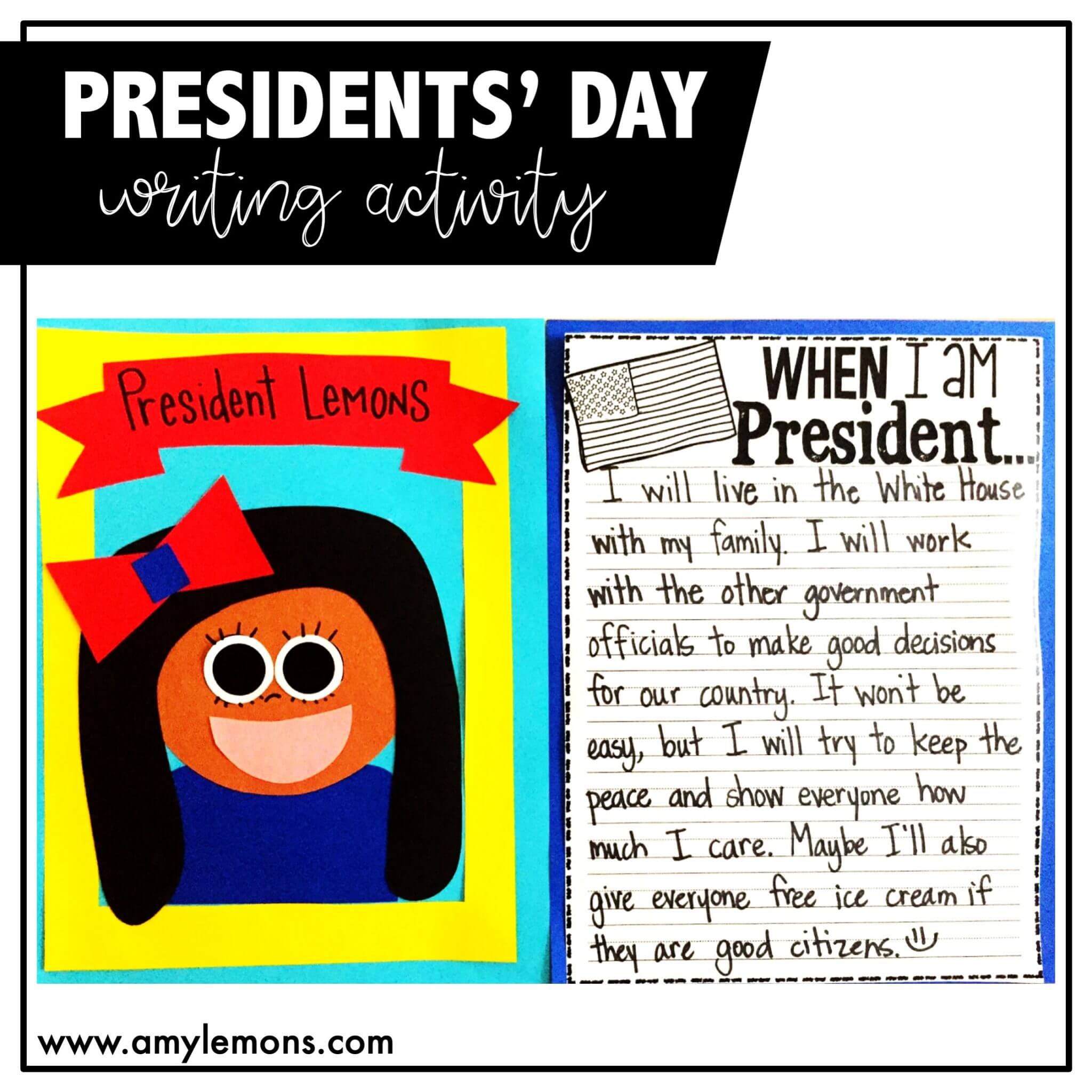 Presidents' Day Activities and FREEBIES - Amy Lemons