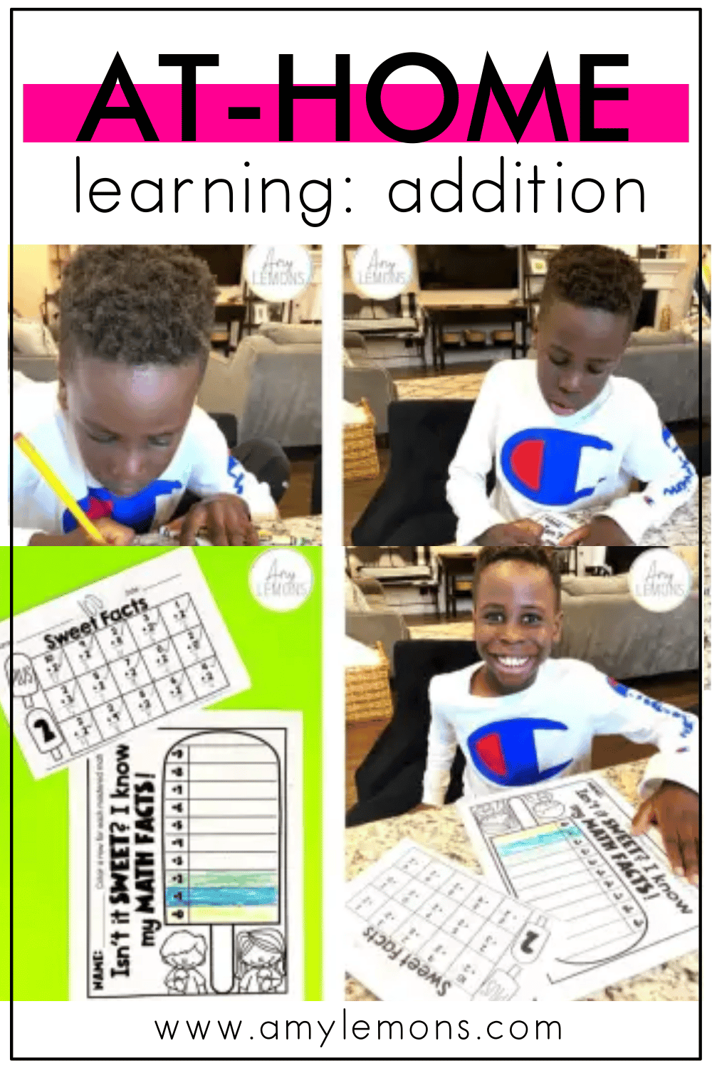 At-Home Learning: Addition Facts - Amy Lemons