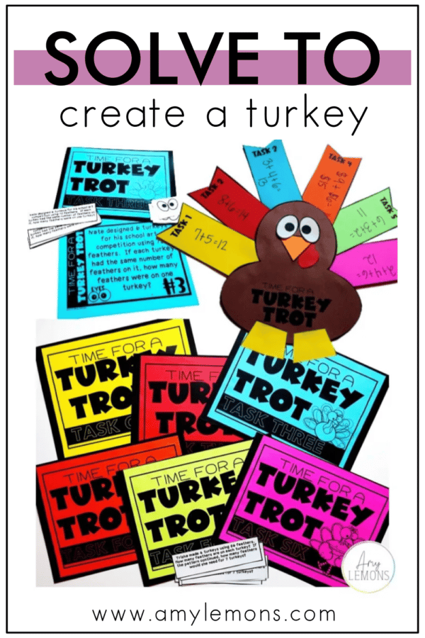 Solve To Create a Turkey - Amy Lemons