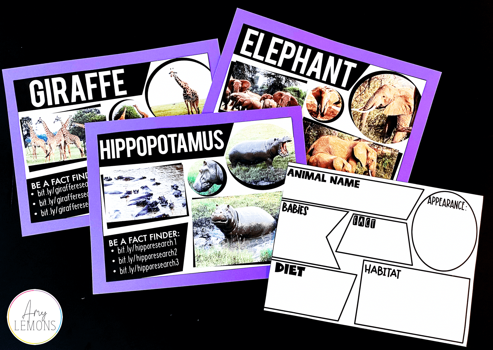 students-research-animals-find-facts - Amy Lemons