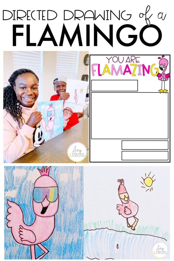 directed_drawing_flamingo_letter_writing - Amy Lemons