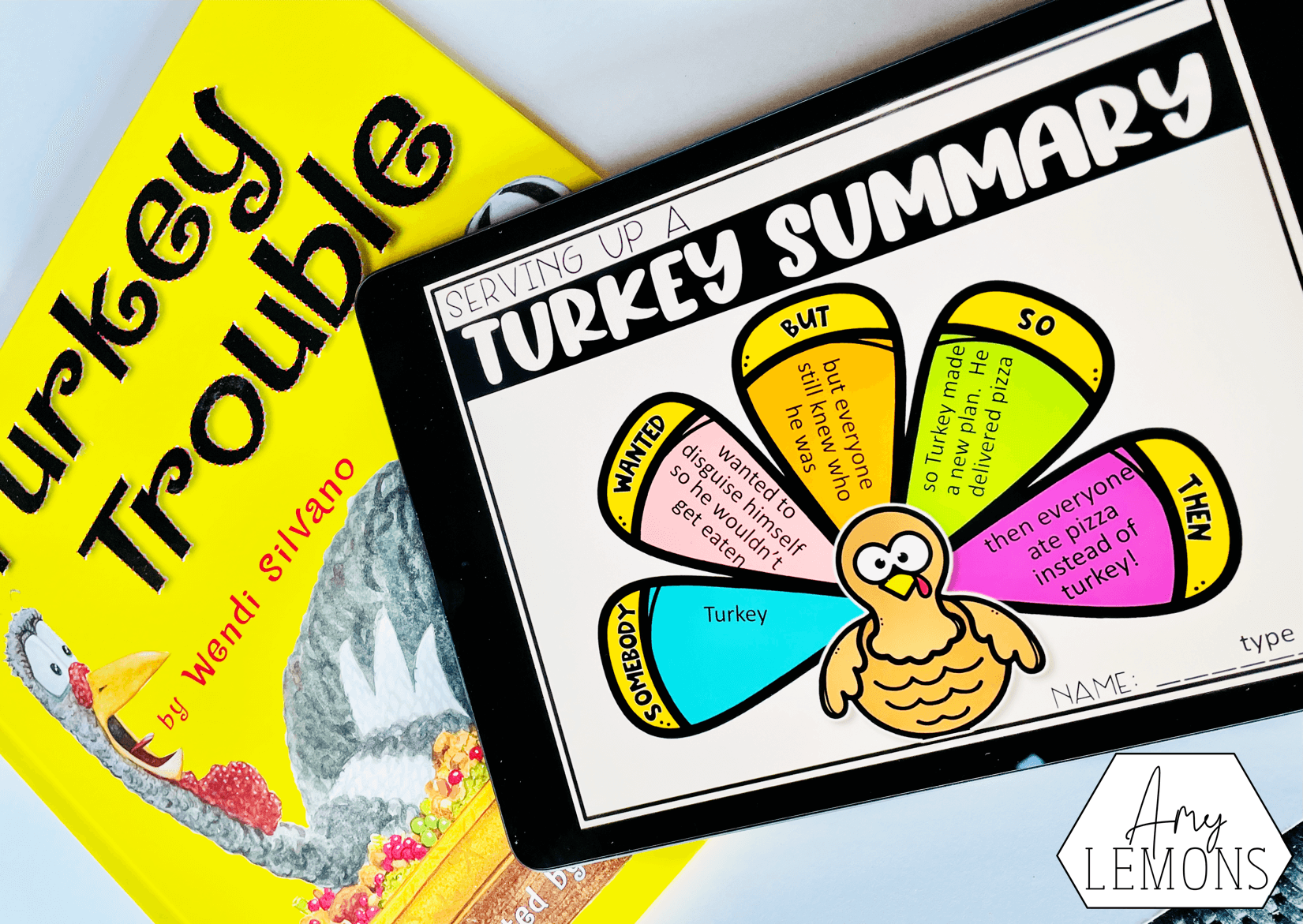 Turkey Trouble with a FREEBIE - Amy Lemons
