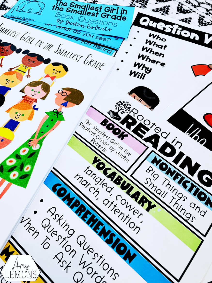 Kindergarten Rooted in Reading Book Outlines - Amy Lemons