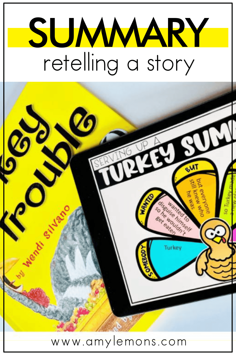 Turkey Summary - retelling a story - Amy Lemons