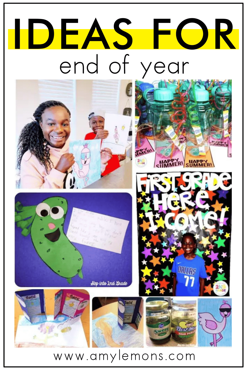 5 Activities to Celebrate the End of the Year - Amy Lemons