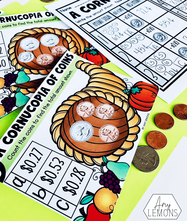 Fall Math Stations for the Classroom - Amy Lemons