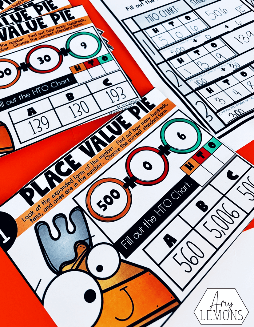 Fall Math Stations for the Classroom - Amy Lemons