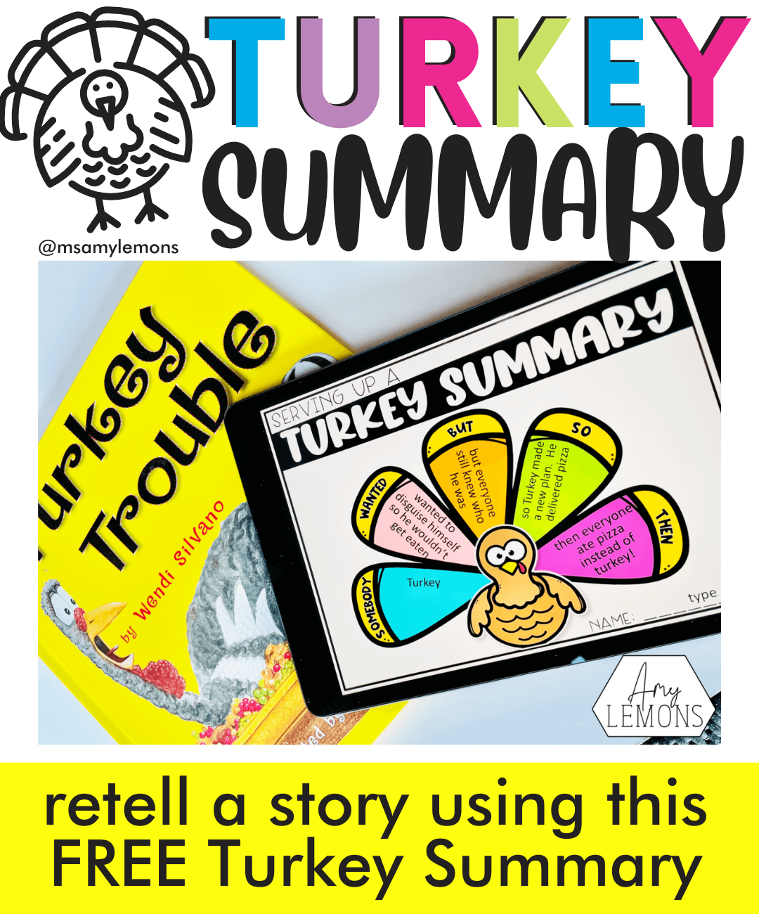 Turkey Activities for the Classroom - Amy Lemons