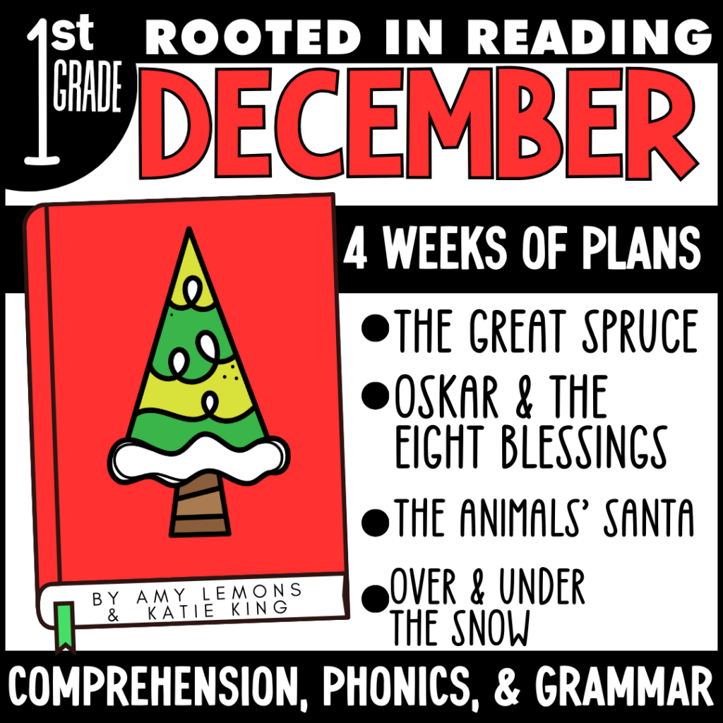 Rooted in Reading 1st Grade: December Read Aloud Lesson Plans and ...