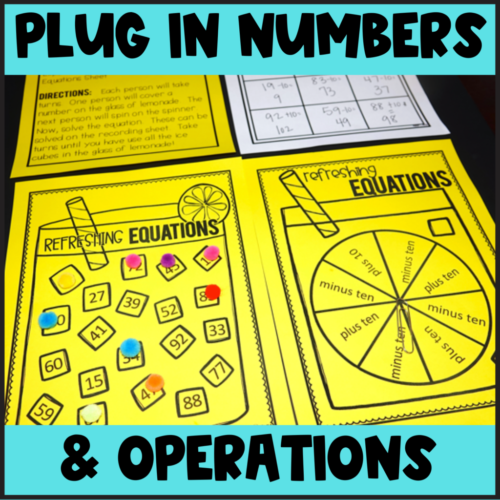 Editable Math Games for Stations or Activities - Amy Lemons