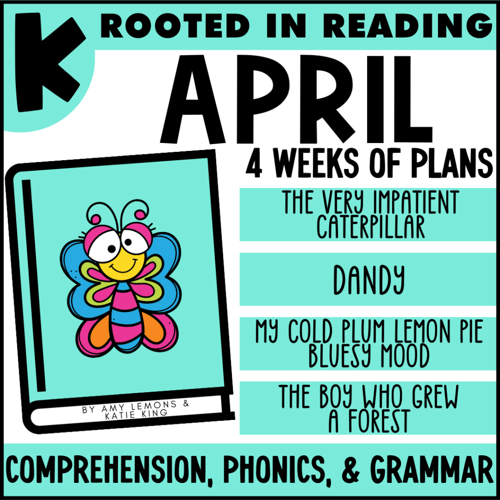 Rooted in Reading Kindergarten April: Read Aloud Lessons and Activities ...