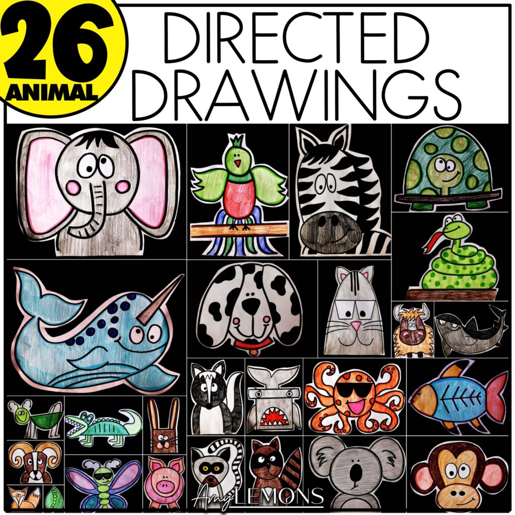 26 Animal Directed Drawings - Amy Lemons
