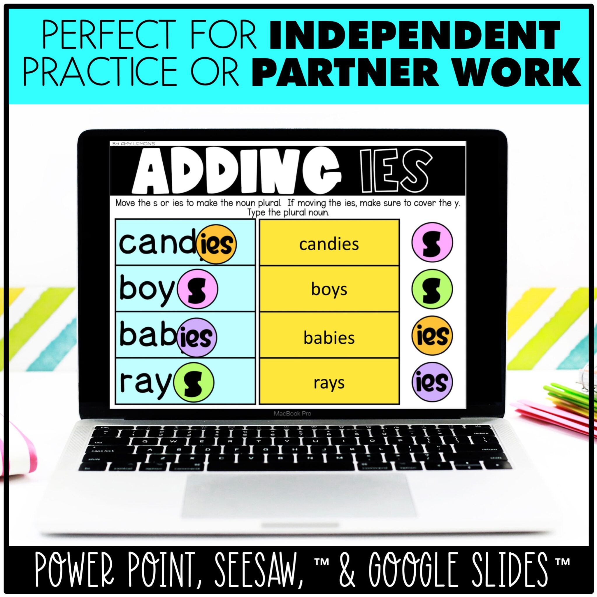 Grammar Bundle: Digital Activities for Seesaw, Google Slides ...