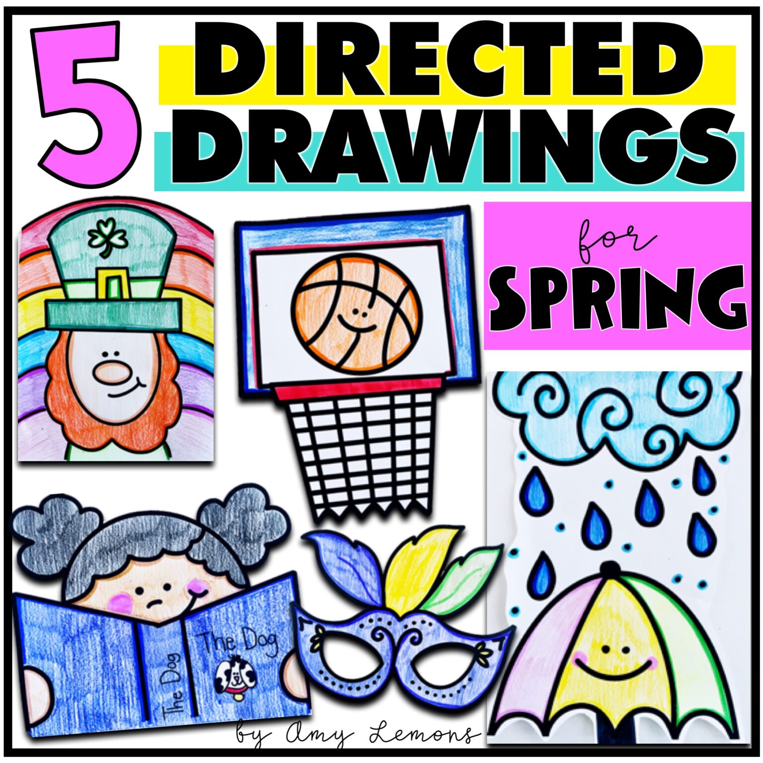 March Directed Drawings for Spring - Amy Lemons
