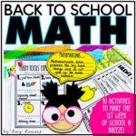 Back to School Math Activities for the Beginning of the Year - Amy Lemons