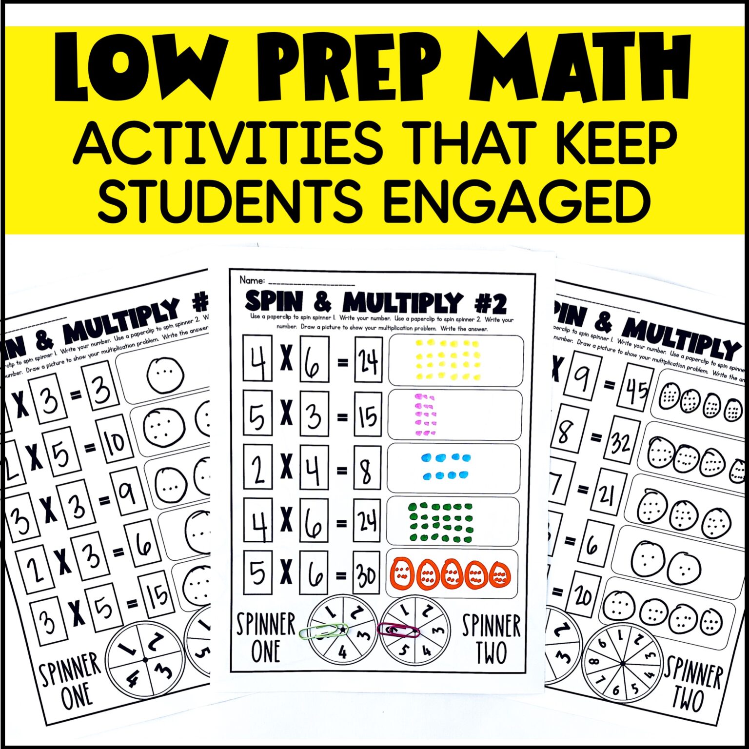 Activities to Introduce Multiplication with Equal Groups and Arrays ...