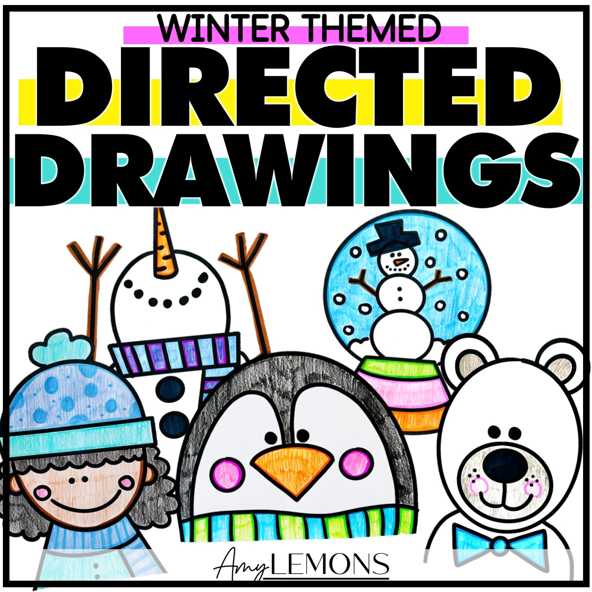 January Directed Drawings for Winter - Amy Lemons