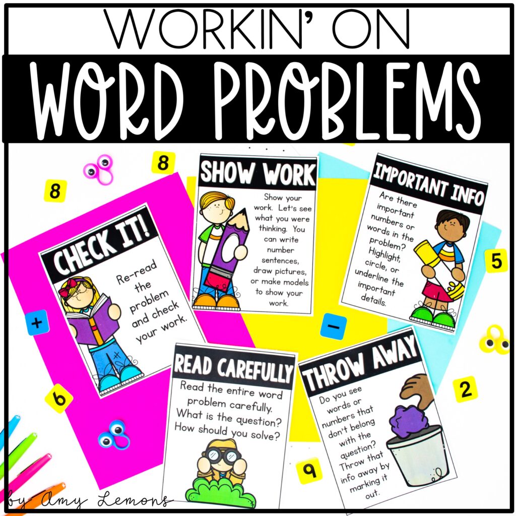Workin' On Word Problems - Amy Lemons
