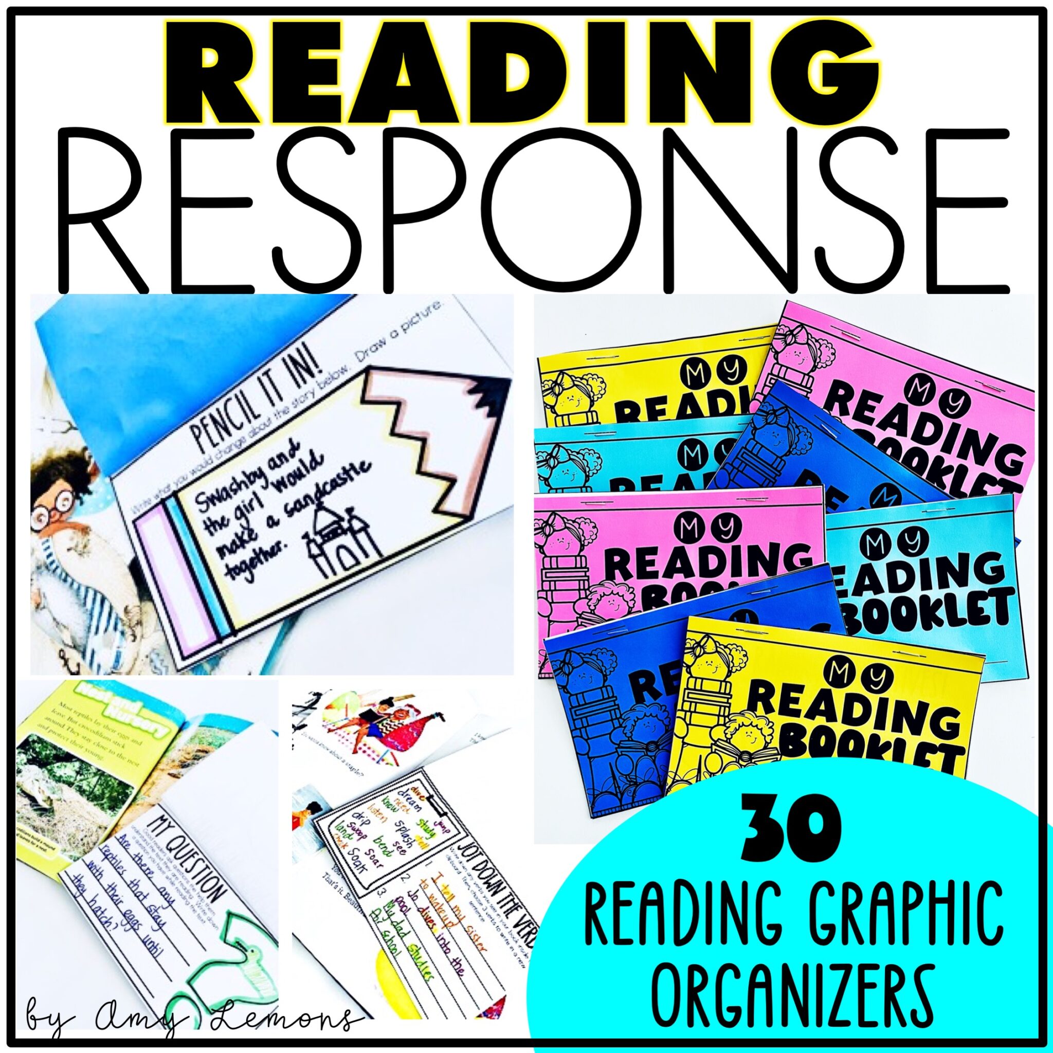My Reading Booklet (Reading Response Activities) - Amy Lemons