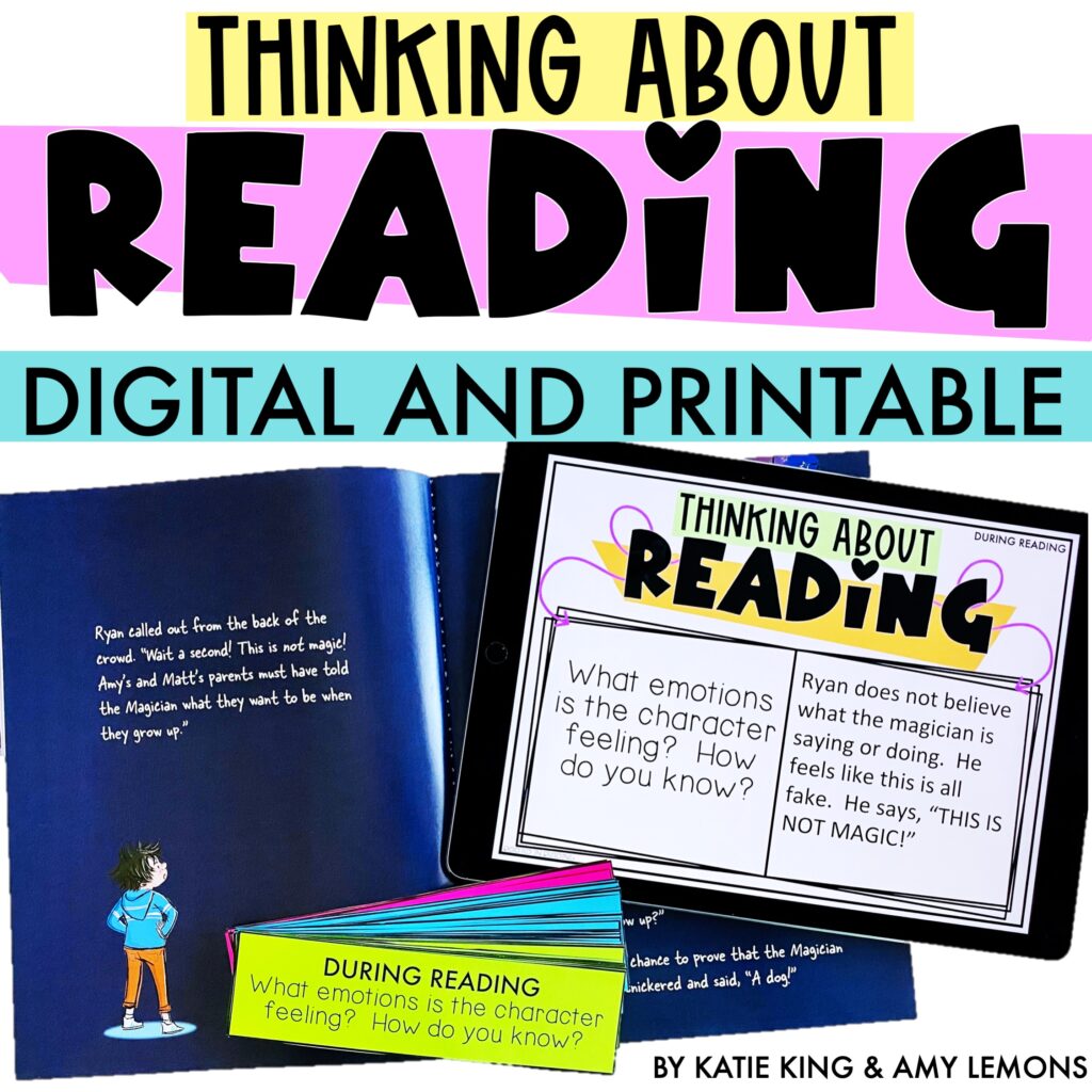 Digital and Printable Thinking About Reading: 50 Book Questions - Amy ...