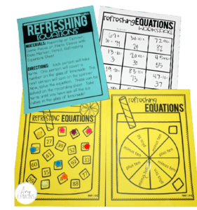 5 Editable Math Activities for a Fun Review - Amy Lemons