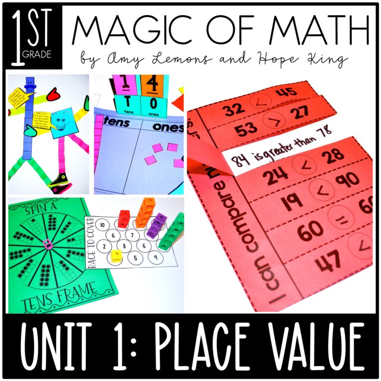 1st Grade Magic of Math Unit One: Place Value and Counting - Amy Lemons