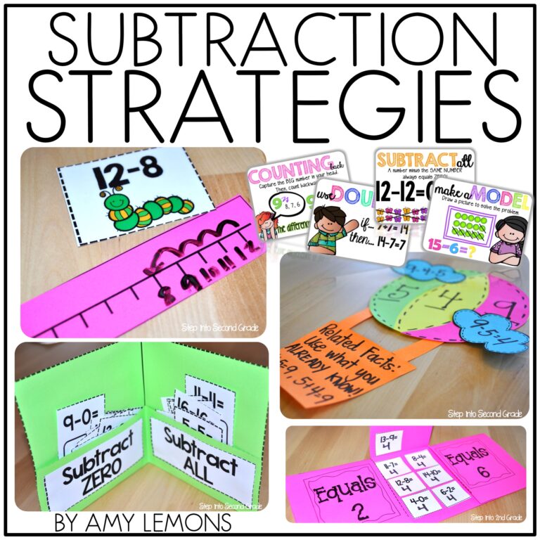 Learning Our Subtraction Strategies - Amy Lemons