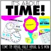 Telling Time to the Hour, Half Hour, and Five Minutes - Amy Lemons