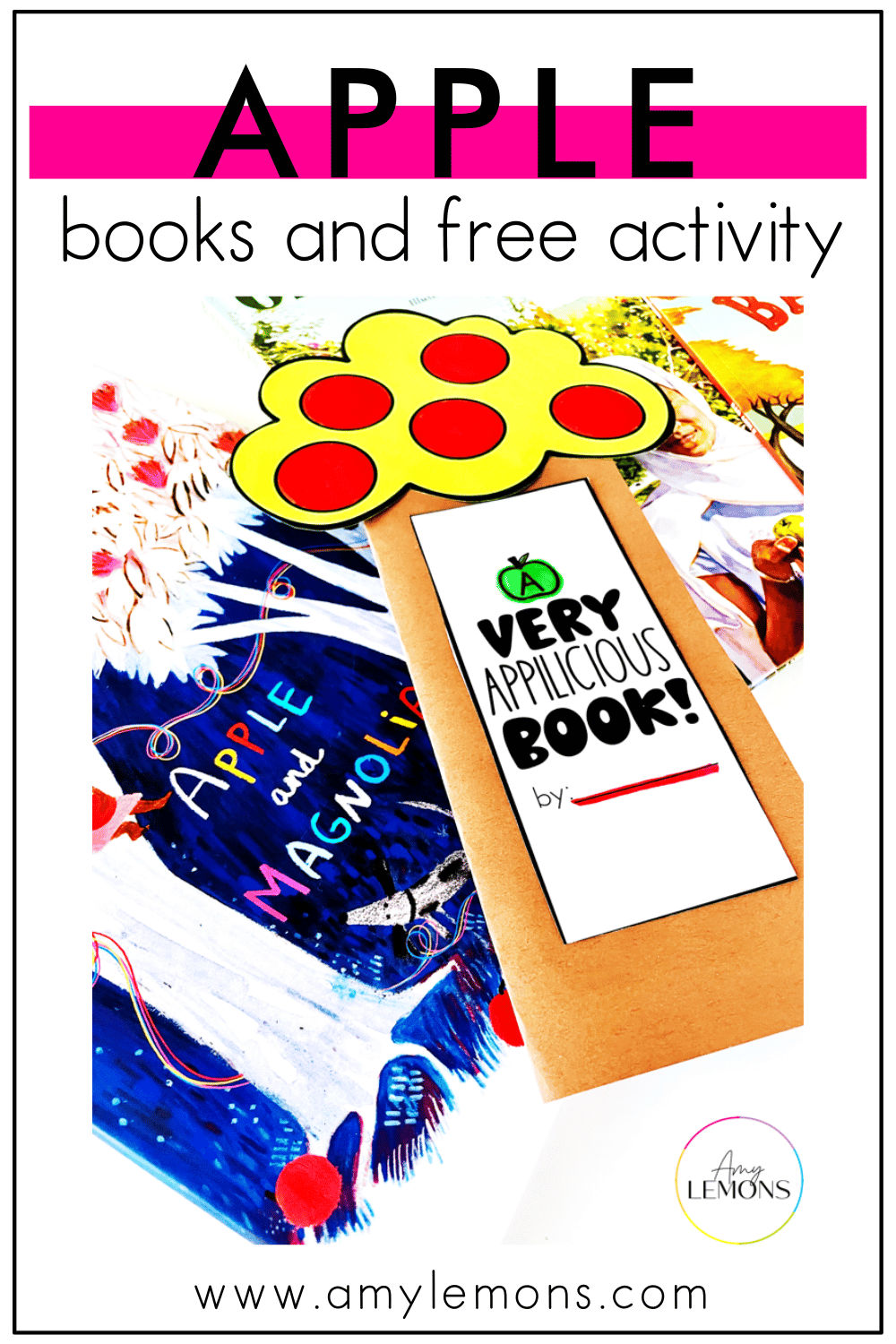 Apple Picture Books and a FREE Activity for the Classroom - Amy Lemons