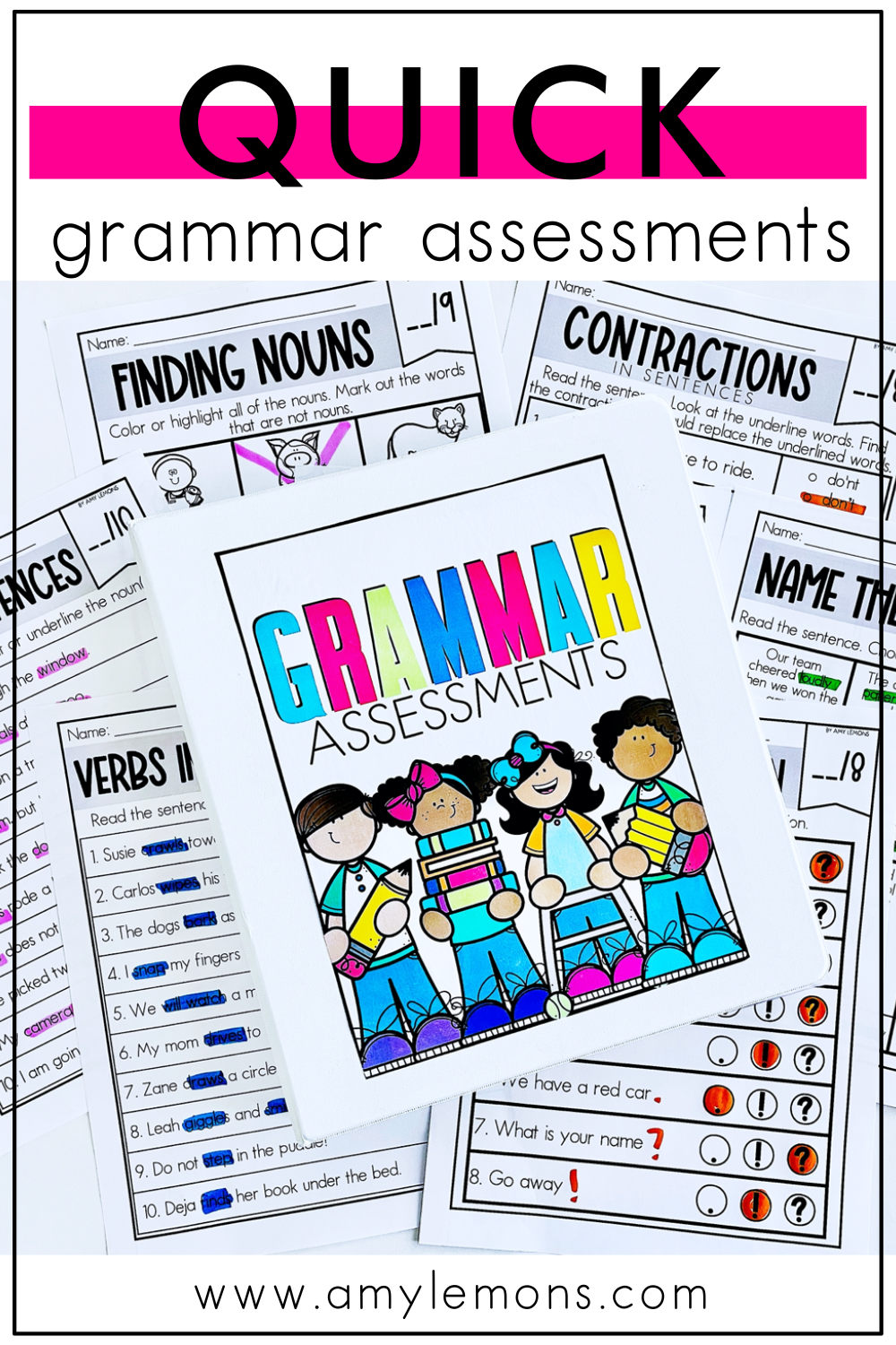 Two Easy Ways to Use Quick Grammar Assessments - Amy Lemons