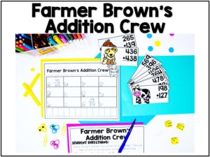 3 Digit Addition and Subtraction Math Stations - Amy Lemons