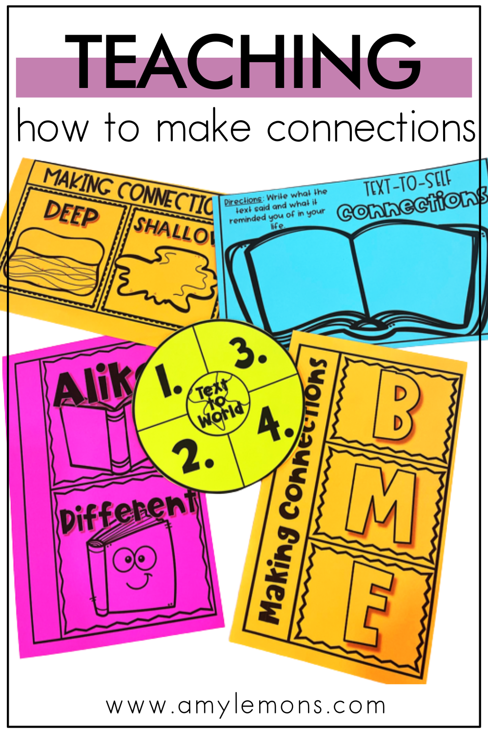 How to Teach Making Connections in a Meaningful Way! - Amy Lemons