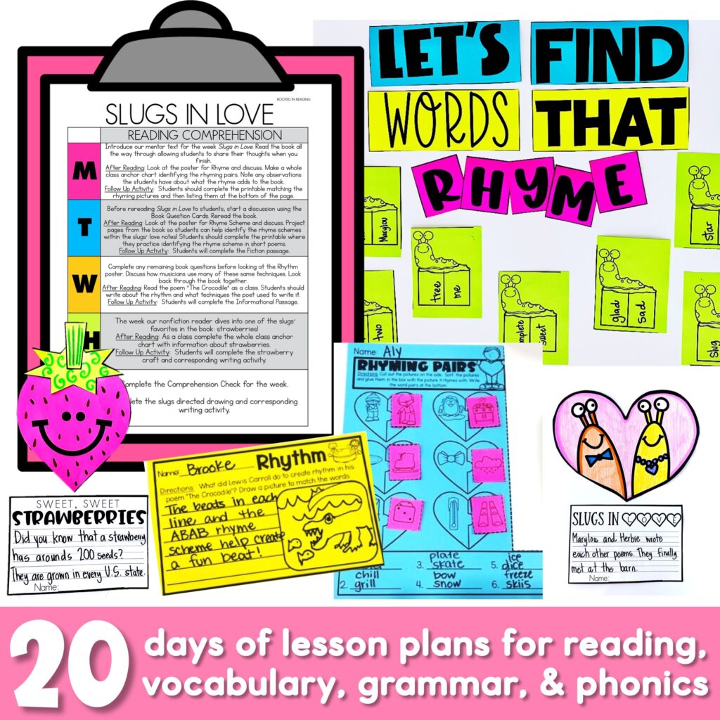 Rooted in Reading 2nd Grade for February Read Aloud Comprehension ...