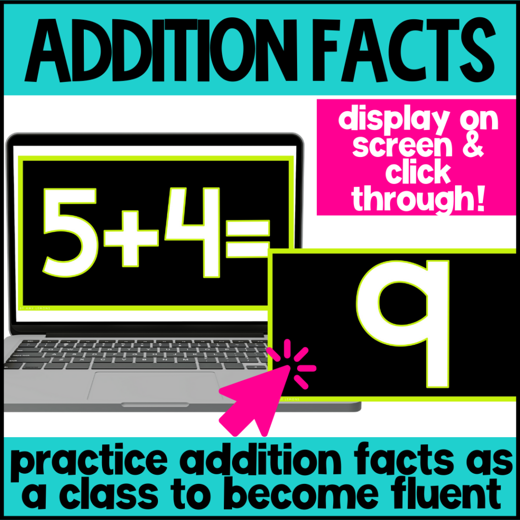 Addition Fact Fluency Slides for Addition Fact Practice: Addition for 0 ...
