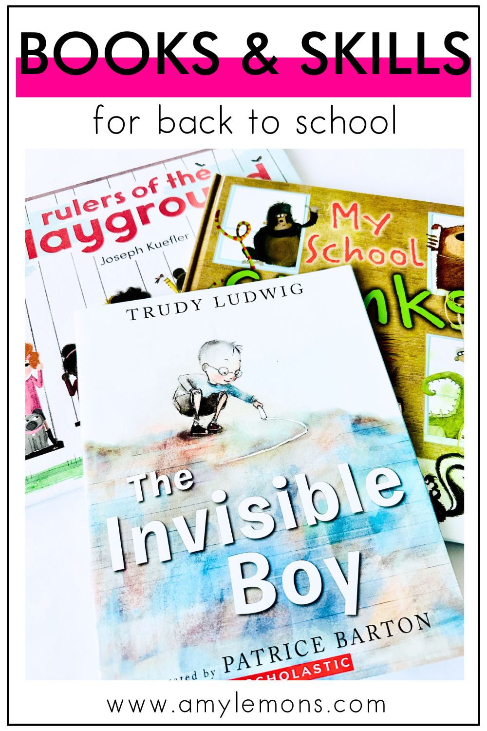 3 Perfect Back to School Books with Paired Reading Skills - Amy Lemons
