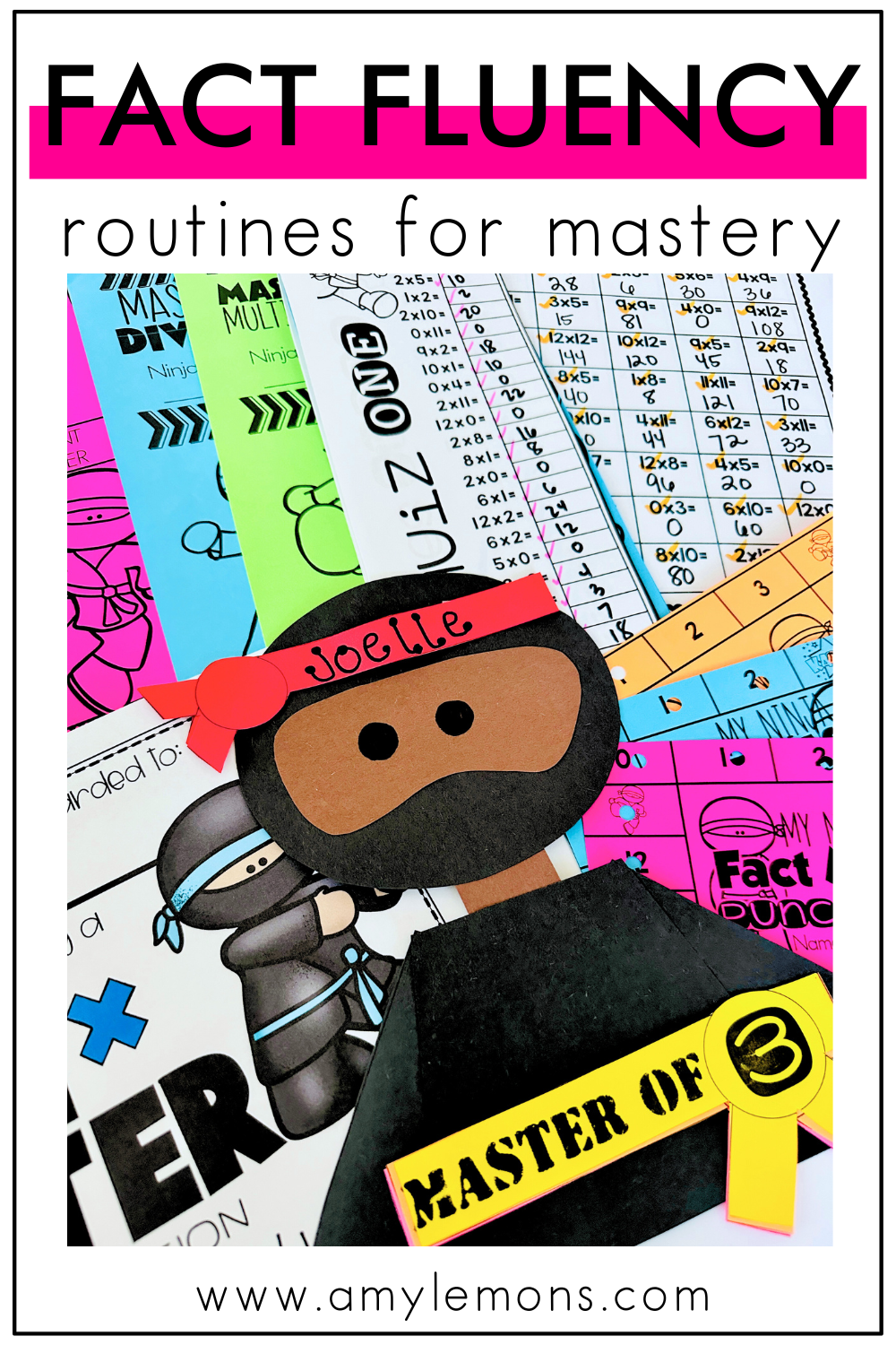Mastering Multiplication Facts Like a Ninja: Routines to Improve Fact ...