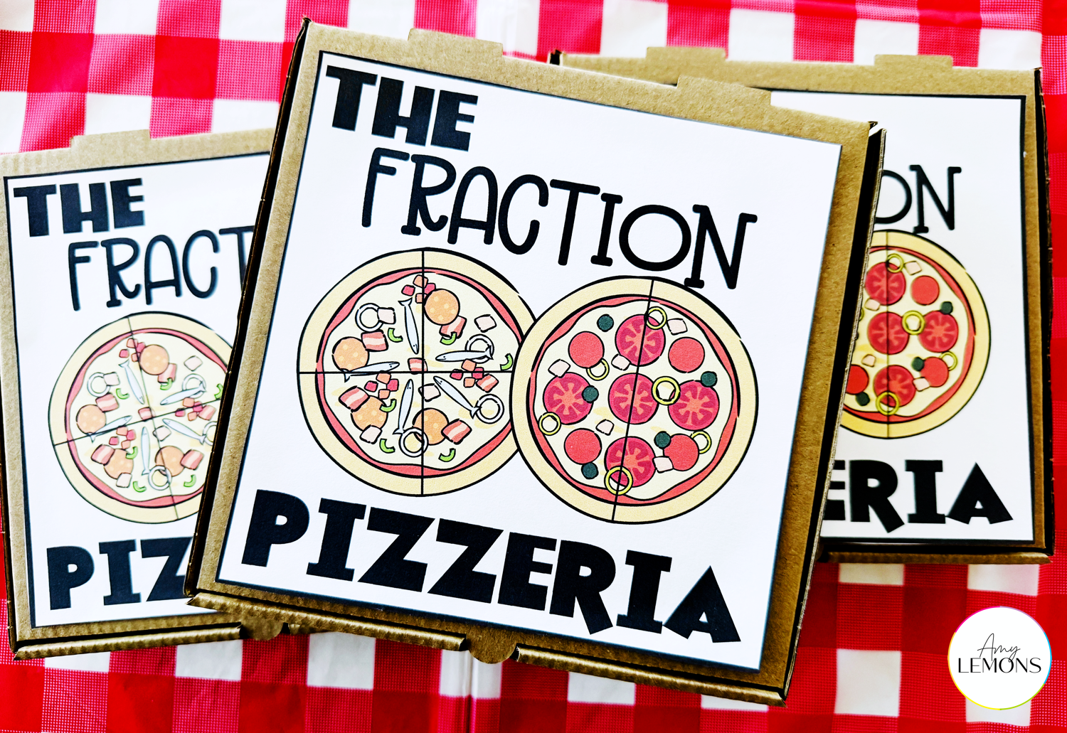 Welcome to the Fraction Pizzeria: How to Make a Fraction Pizza Lesson ...