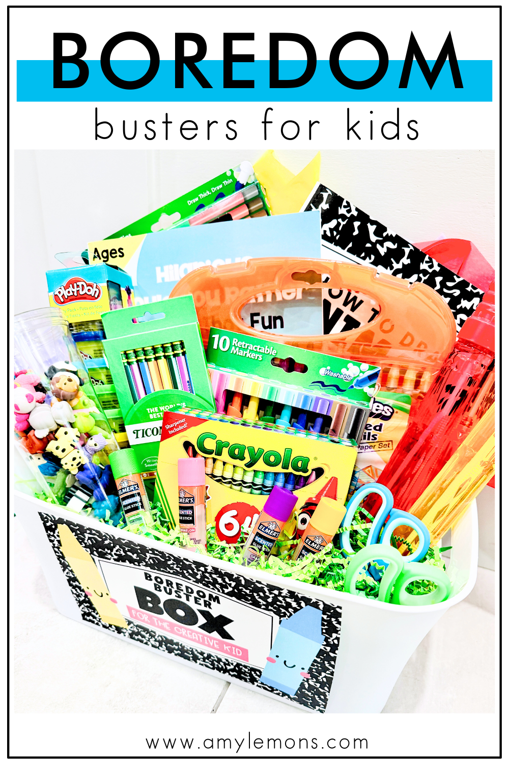 Boredom Busters: Simple Activities to Entertain Bored Kids at Home or On the Go - Amy Lemons