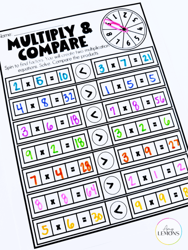 5 No-Prep Multiplication Games to Make Fact Practice Fun for Ultimate ...