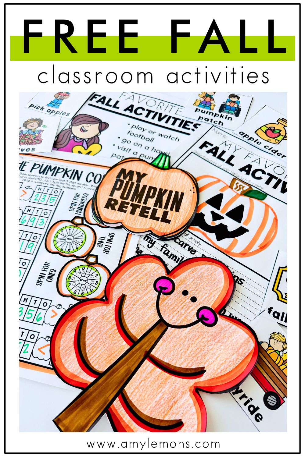 4 Free Fall Activities for Elementary Classrooms (Zero Prep Required ...