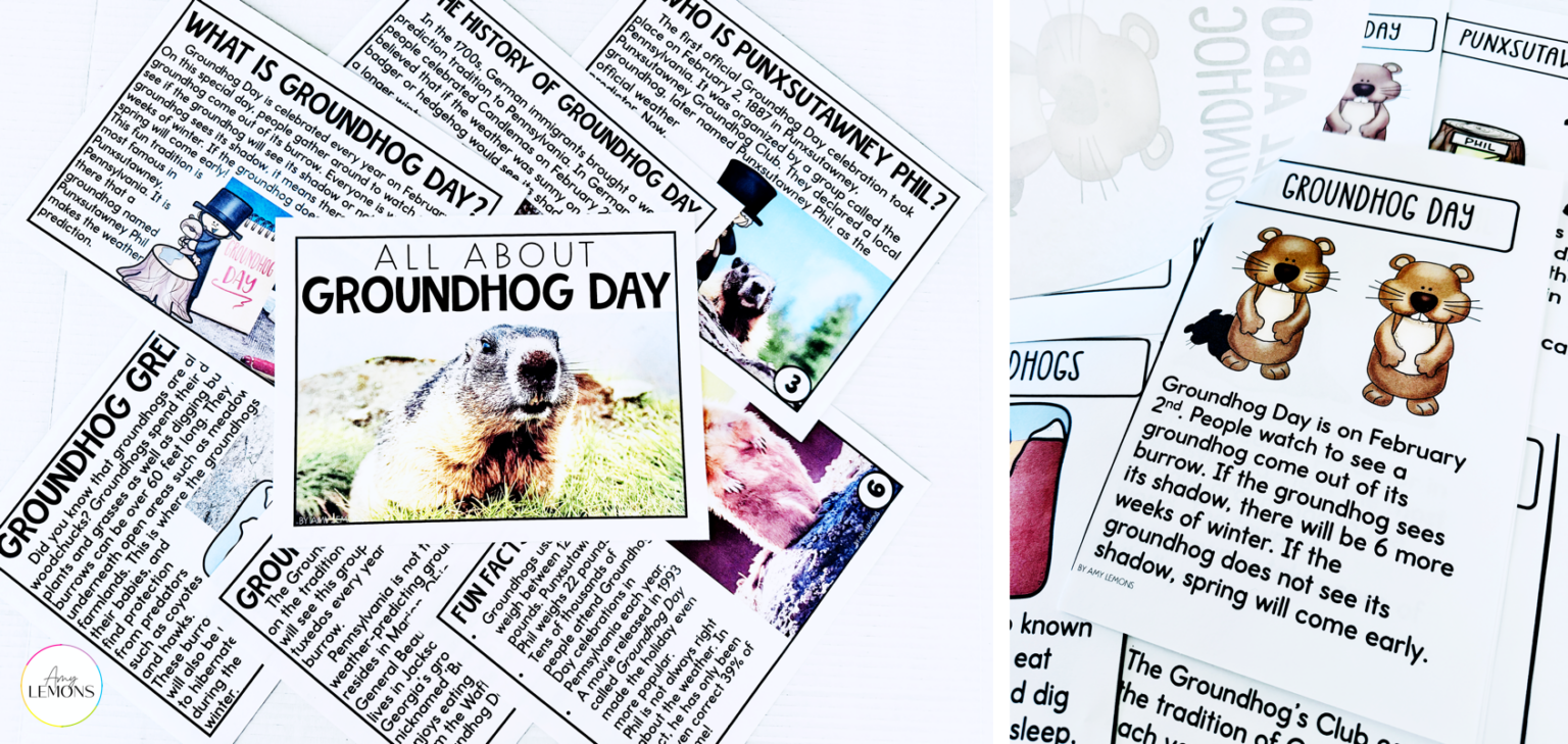 The Perfect Blend of Groundhog Day Activities and Books - Amy Lemons
