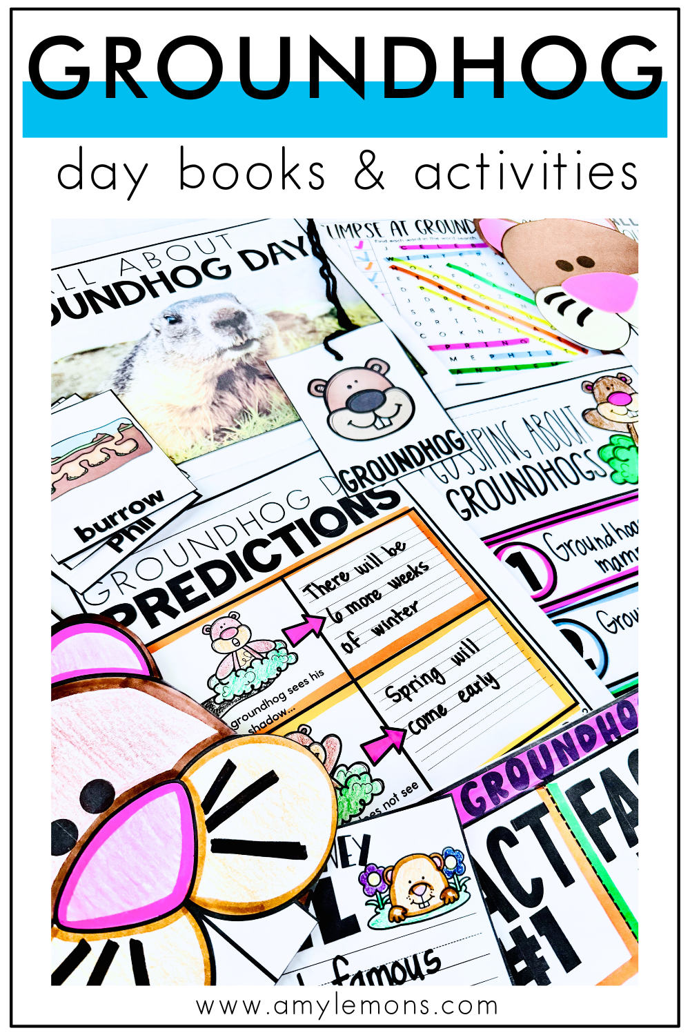 The Perfect Blend of Groundhog Day Activities and Books - Amy Lemons